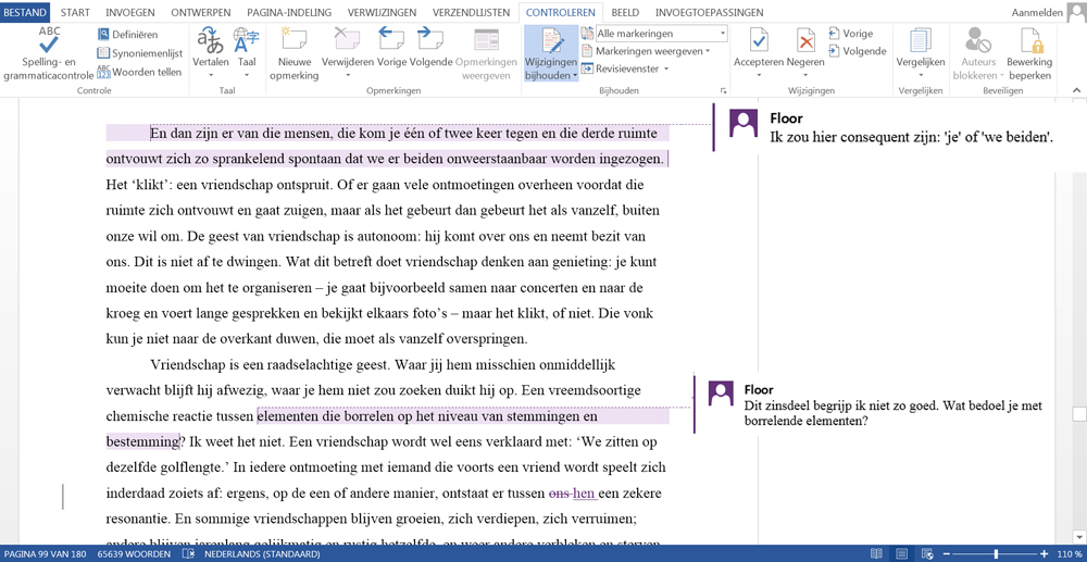 Floor Schrijvers - Redigeren